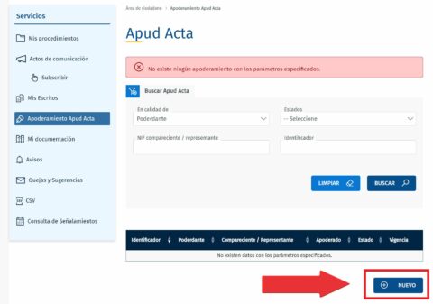 Consigue los Apoderamientos gratuitos – Apud Acta Digital | AACC ...