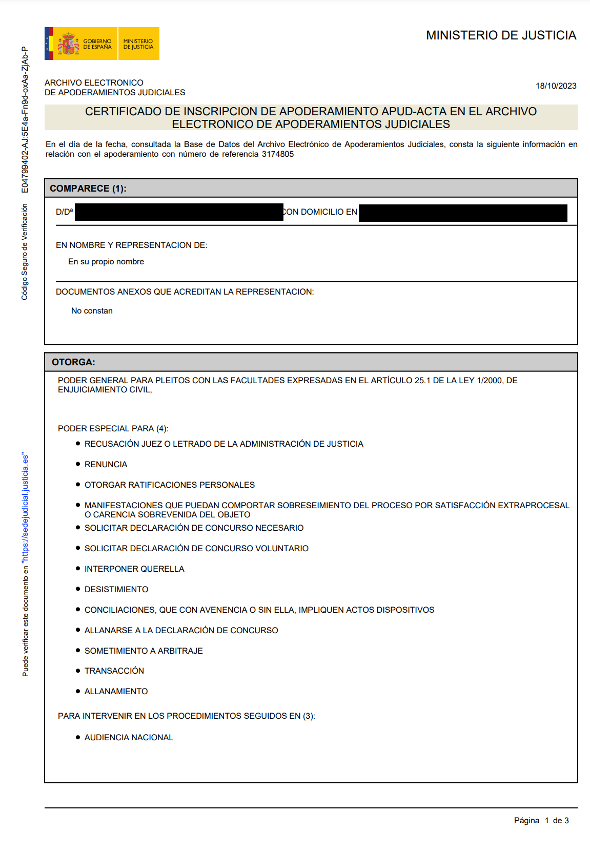 Consigue los Apoderamientos gratuitos - Apud Acta Digital - AACC